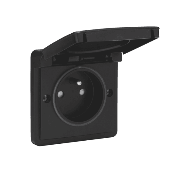 Zwart stopcontact kopen? | Bekijk alle zwarte wandcontactdozen